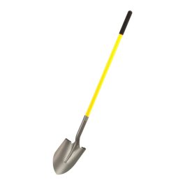Round Mouth Shovel With Fiberglass Handle